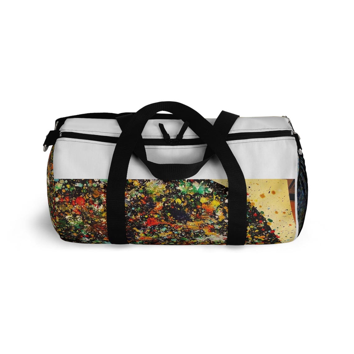 Abstract Art Duffel Bag - Joyful and Inspiring Painted Design, Artist's ...