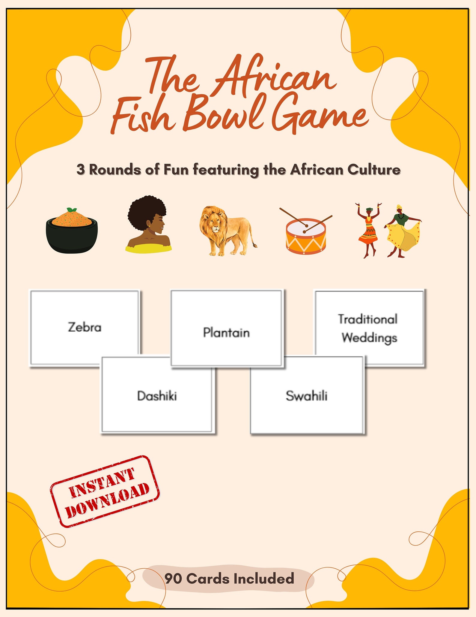 African Fish Bowl Game | African Culture-inspired Fish Bowl Game | Fun ...