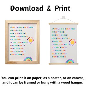 Classroom Reading Educational Poster Playroom Wall Art Decor ...