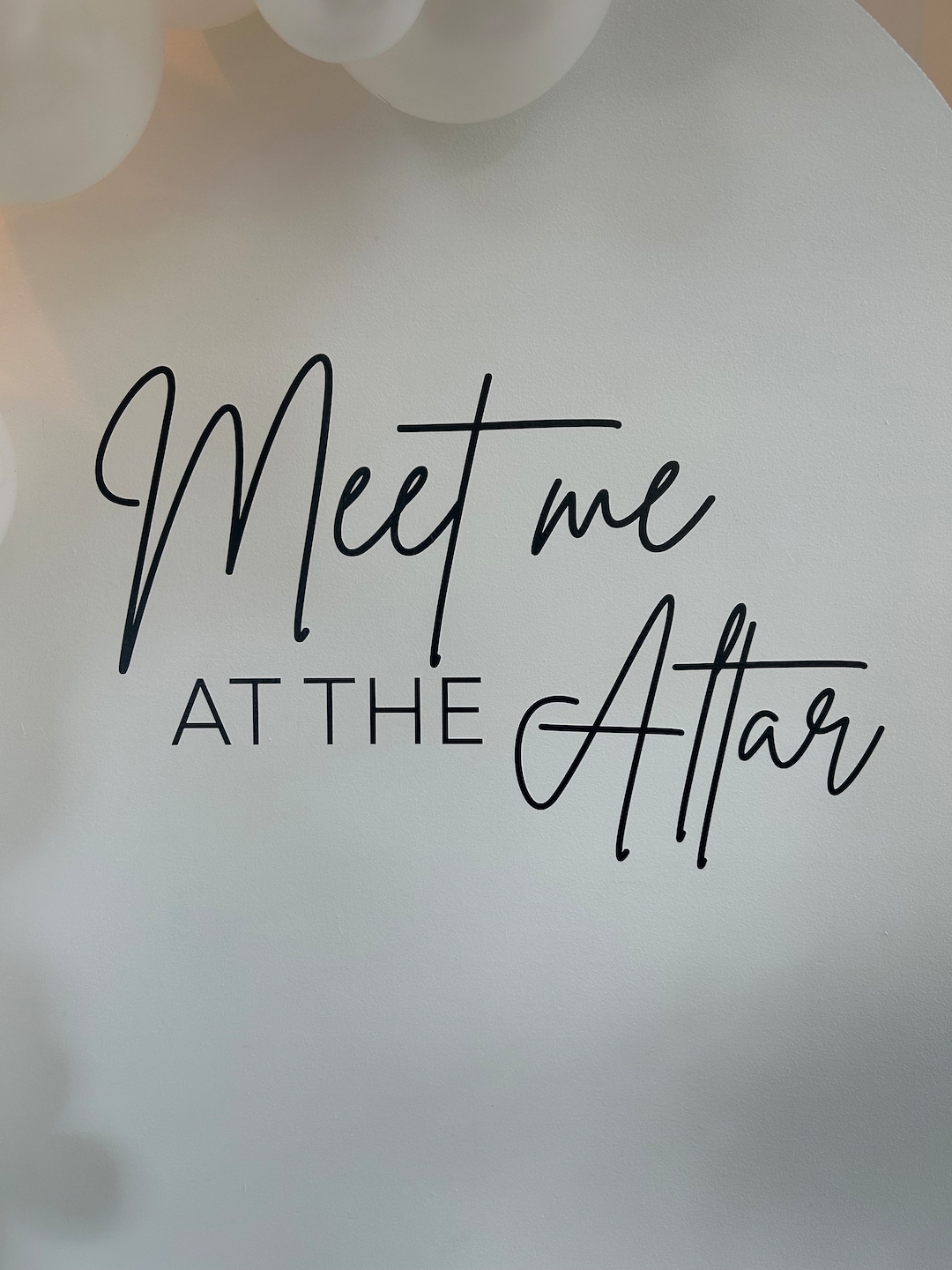 Meet Me at the Altar Decal - Etsy