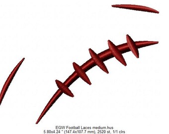 SVG Clipart Straight Football Stitches Laces Border Cutting | Etsy