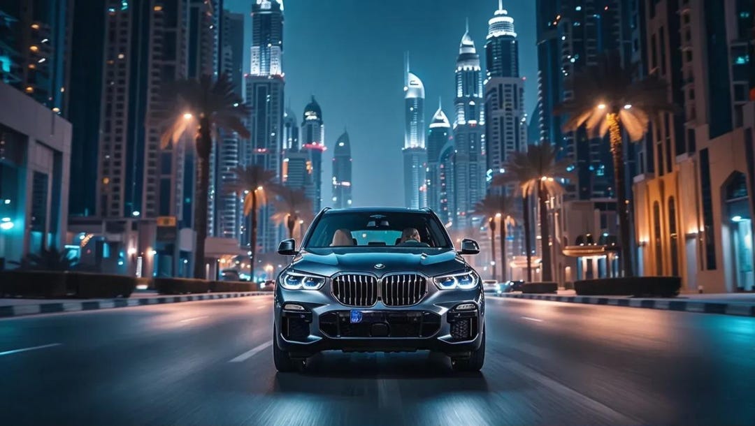 BMW Car at Night Digital Download for Wall Art Futuristic BMW Night ...
