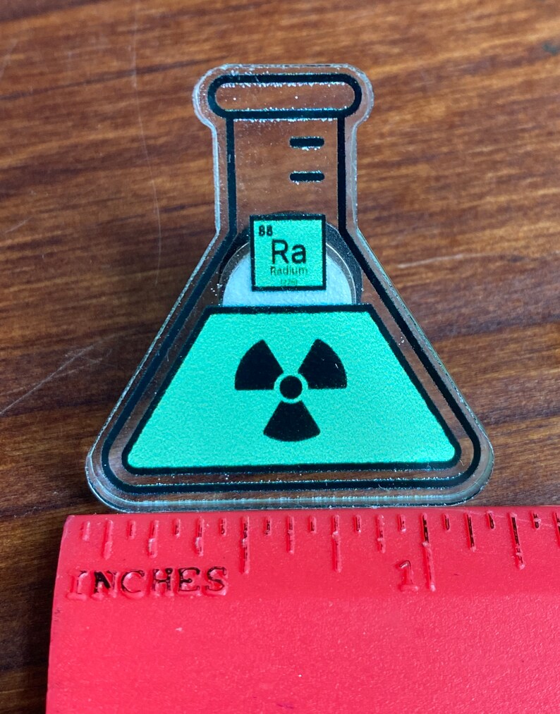 Marie Curie Radium Beaker Pin Women in STEM - Etsy