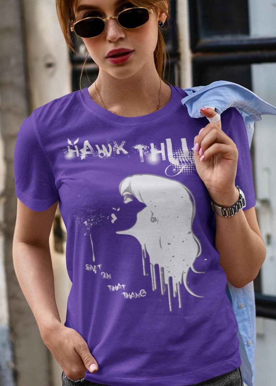 Hawk Tuah Viral T-shirt Sassy Humor Trend Funny Gift Men Women ...