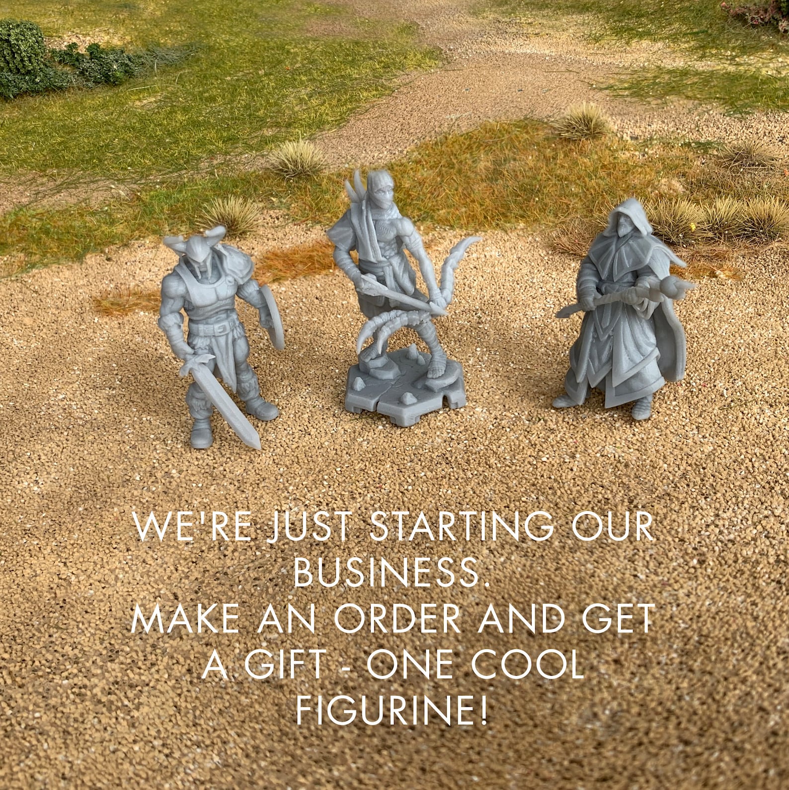 Cleric Holy Warrior Paladin Miniature Mini Dungeons and Dragons ...