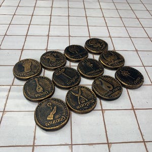 All Class Character Dnd Token Set Barbarian, Bard, Cleric, Druid ...