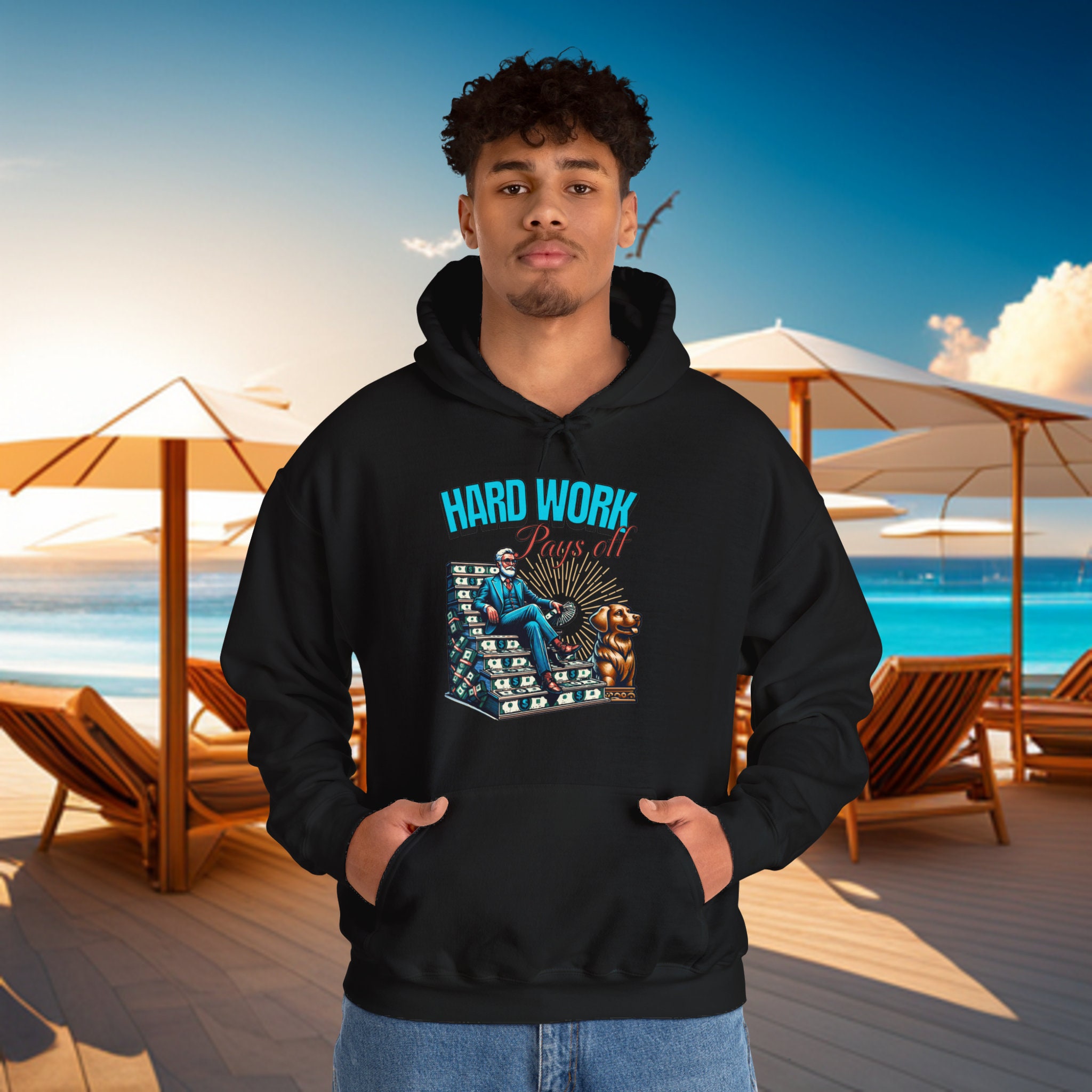 Hard Work Pays off Hoodie, Father's Day Gift - Etsy