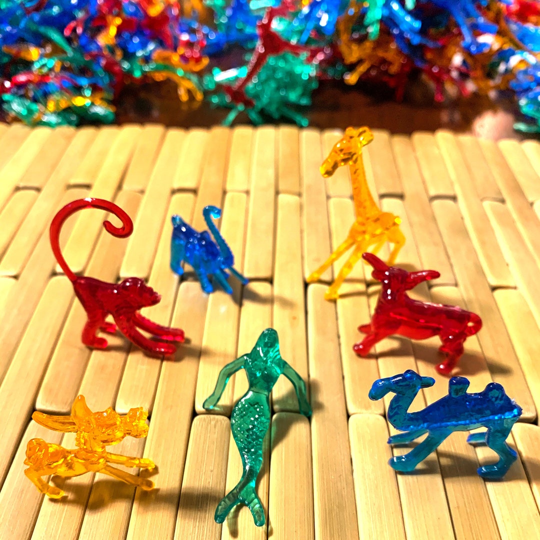 Cocktail Animals - Acrylic Plastic Drink Markers - Vintage 2000s - Asst ...