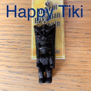 Vintage Keychains - Hapawood Resin Tikis - Key Fob - Hawaii - Good Luck ...