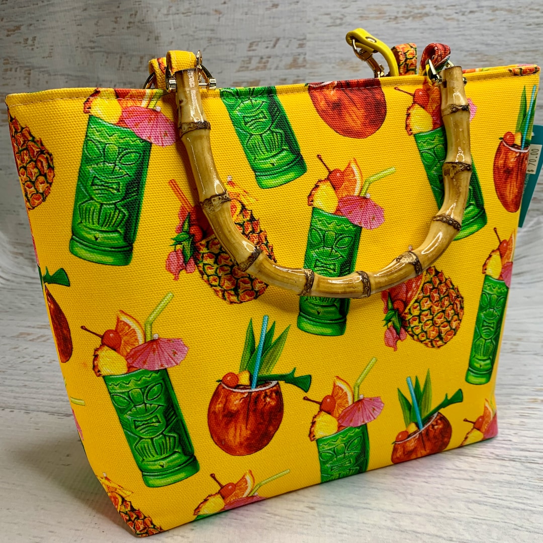 Tiki Cocktails - Tote Bag - Purse - Handbag - Crossbody - Tiki - MCM ...