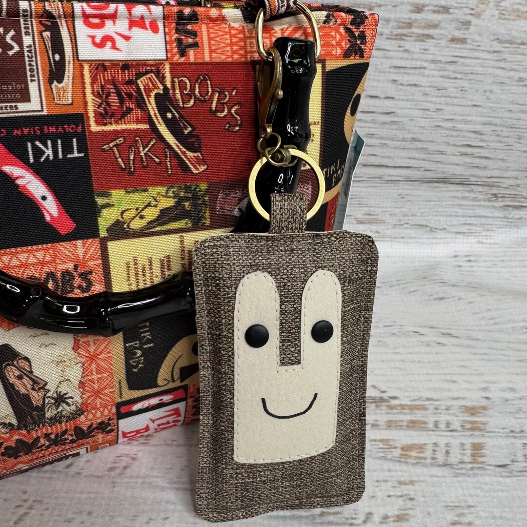 Bag Charm Keychain - Tiki Bob Vinyl Plush - Etsy