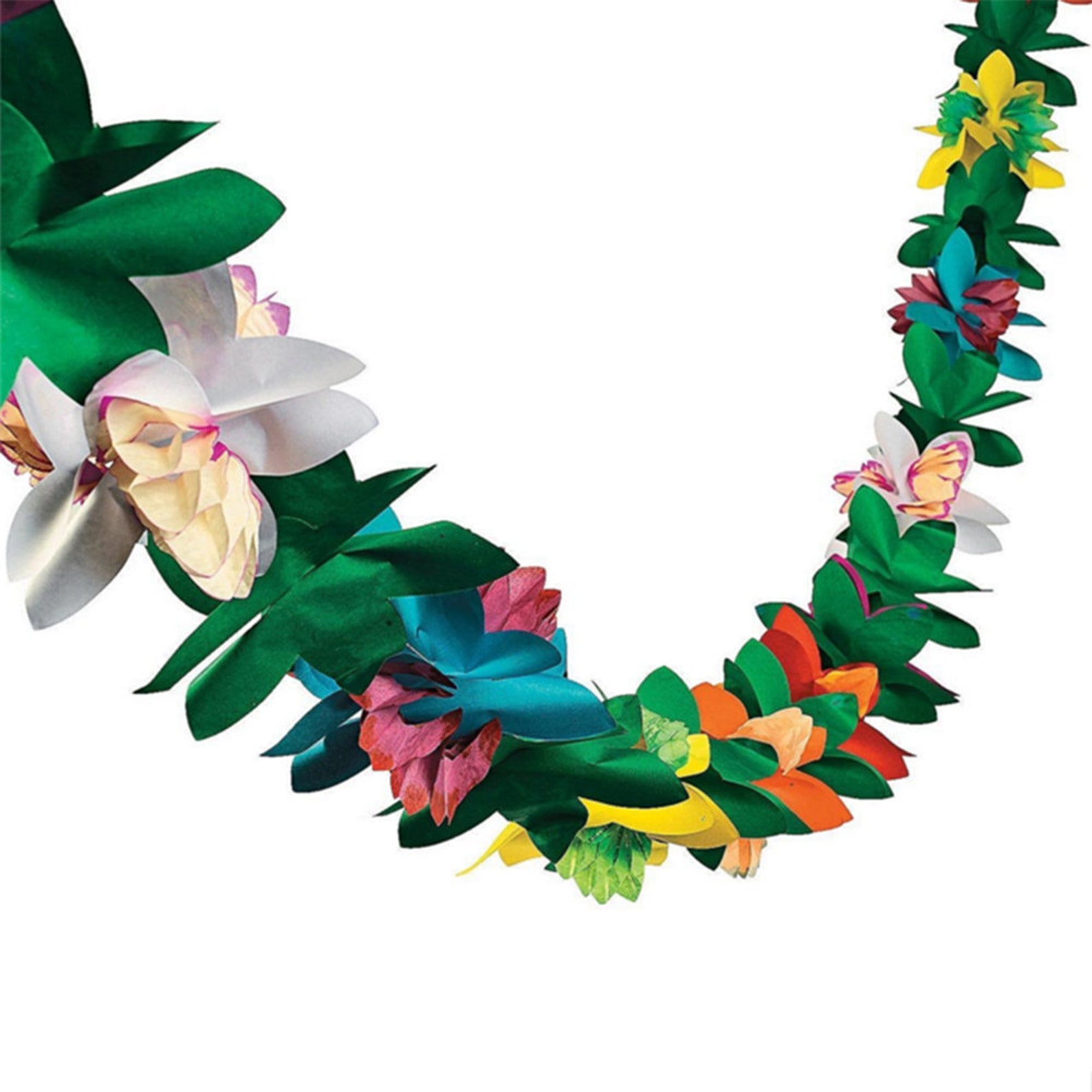 Tissue Paper Orchid Flower Garland Perfect for Luaus - Etsy