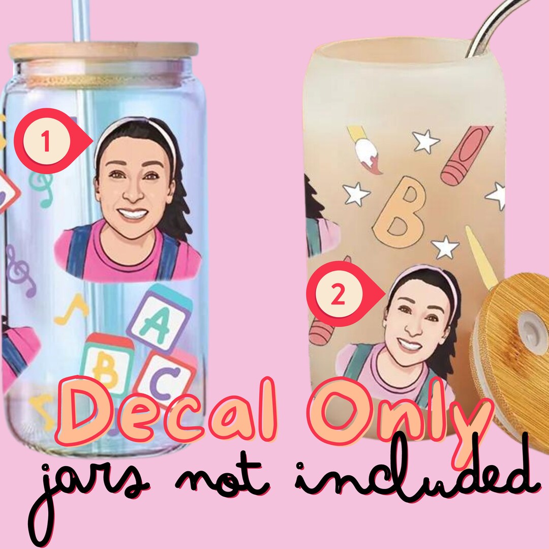 Ms Rachel Transfer Happy Juice Printed Wrap Decal Sticker for the 16oz ...