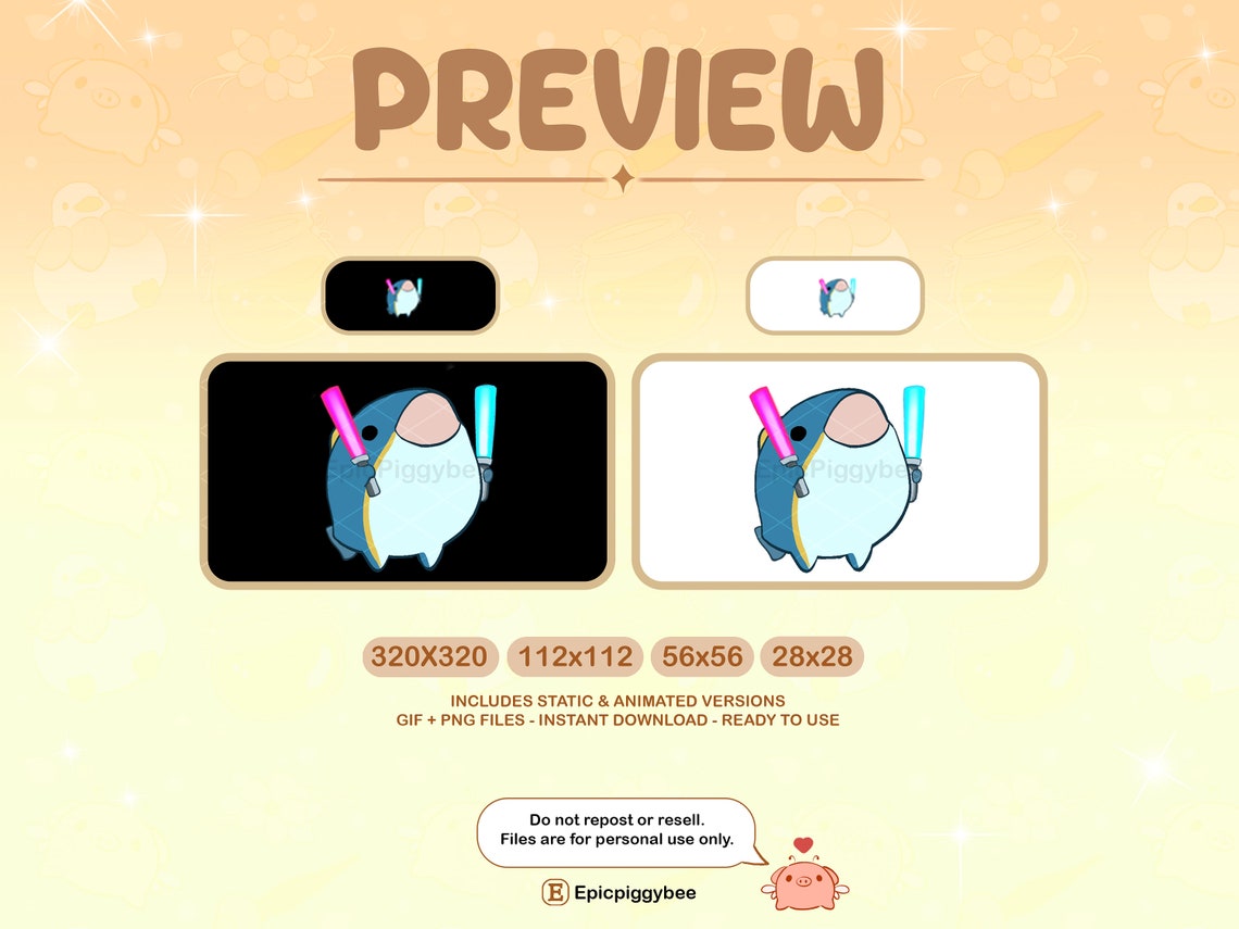 Tuna Rave Animated Emote for Twitch Discord Youtube Cute Fish Party ...