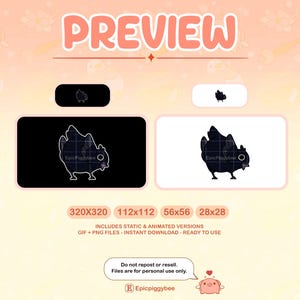 Raven Twerk Animated Emote for Twitch Discord | Cute Kawaii Crow Booty ...