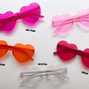 Heart Glasses for Hen Party - Hen Party Sunglasses - Hen Do Accessories ...