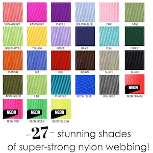 27 Colors - NYLON Dog Leash - 4' or 5' - Sturdy Strong Dog Leash ...