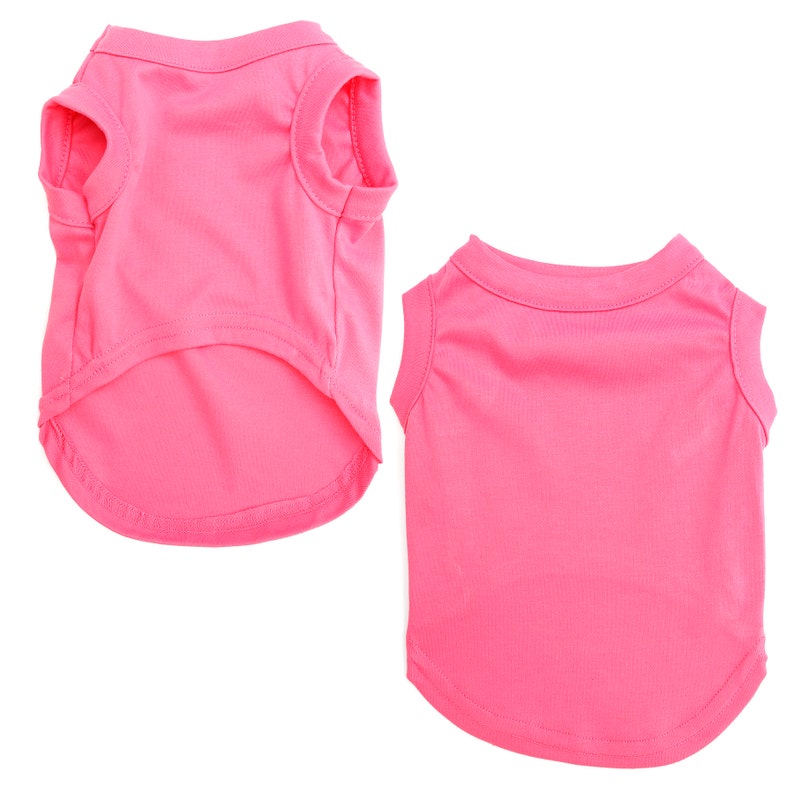 Dog Shirt | 14 Bright Colors to Choose From | Plain Dog Shirts | Blank ...