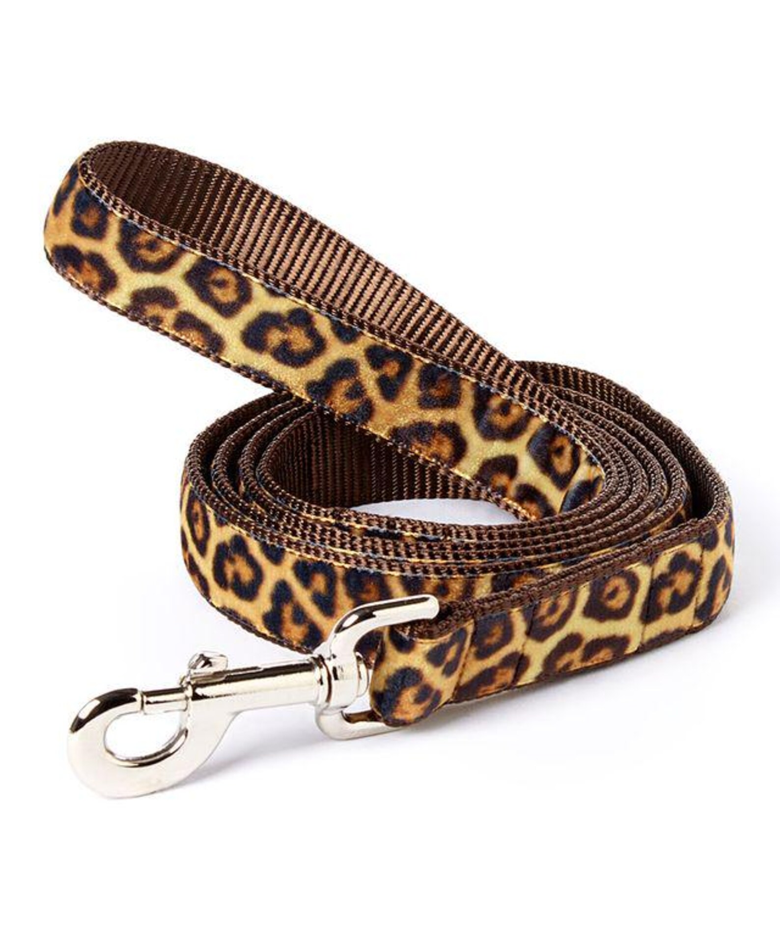 LEOPARD VELVET Dog Leash - 4', 5' or 6' -- 8 Colors to Choose From ...