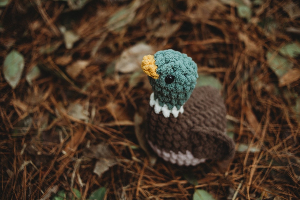 Drake the Mallard: Crochet Stuffed Animal Toy Plushie Farm | Etsy