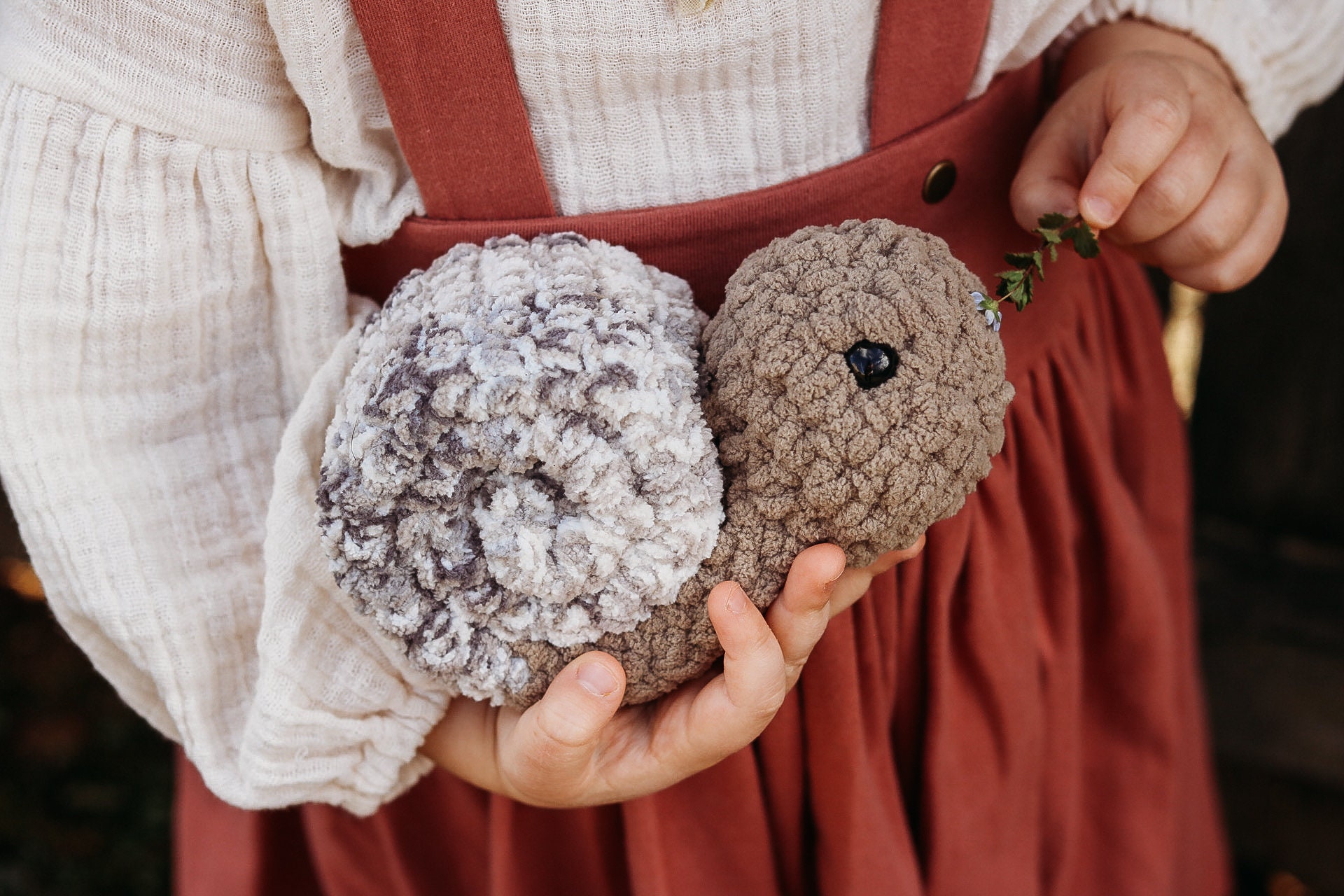 Crochet Stuffed Snail Toy. Crochet Snail. Plush Animal. Stuffed Lovey ...