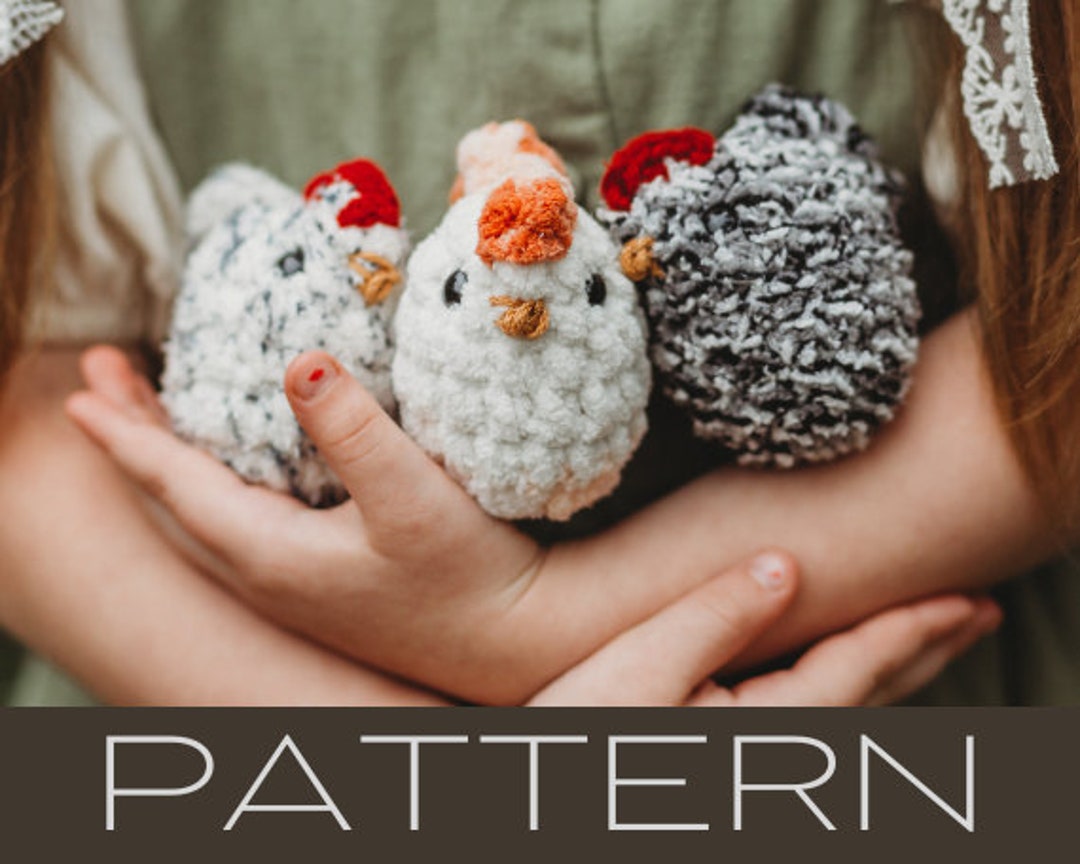 Crochet Mini Chicken Pattern Crochet Plush Toy Quick Crochet - Etsy