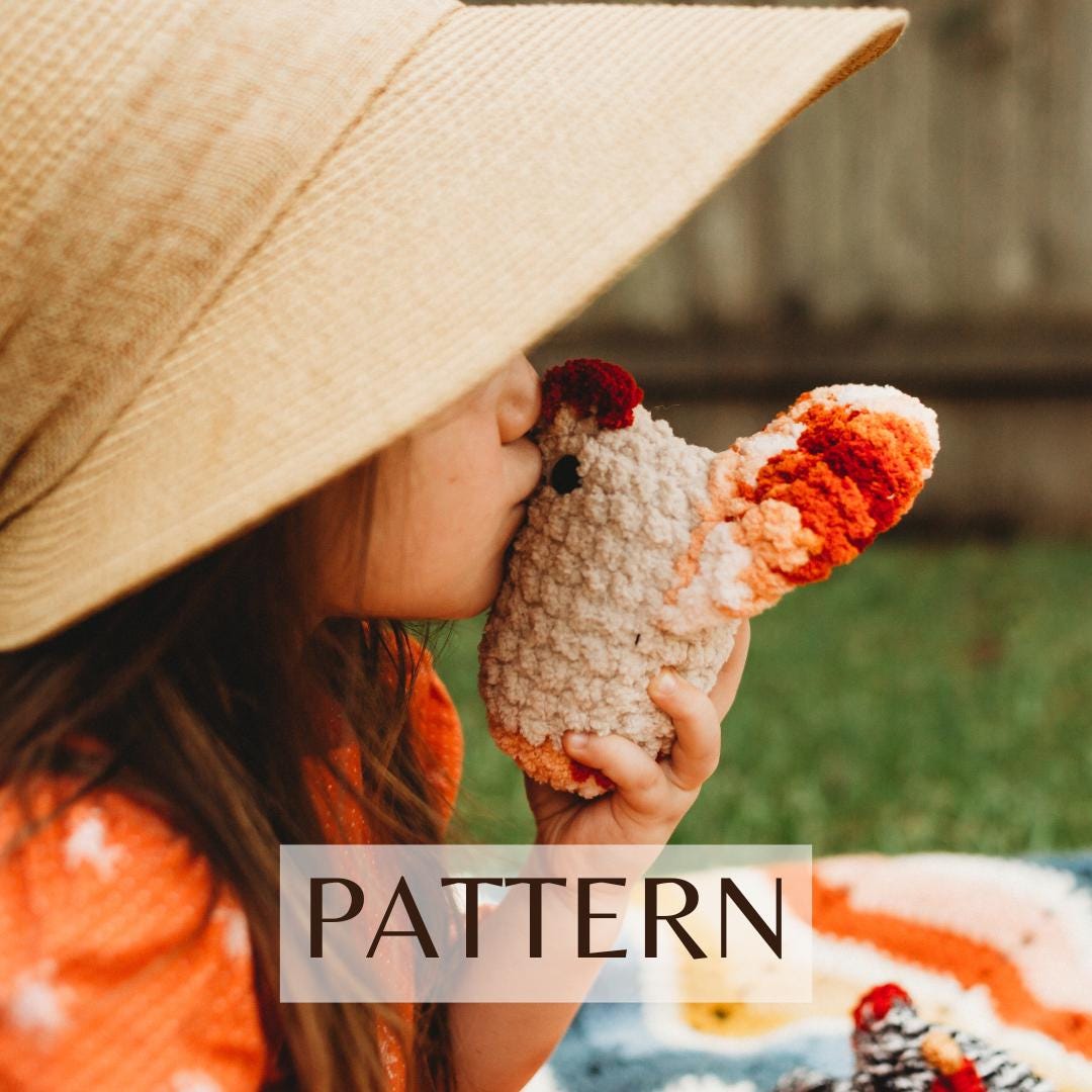 Crochet Small Crochet Chicken Pattern Bundle- Beginner, Easy, Bulky ...