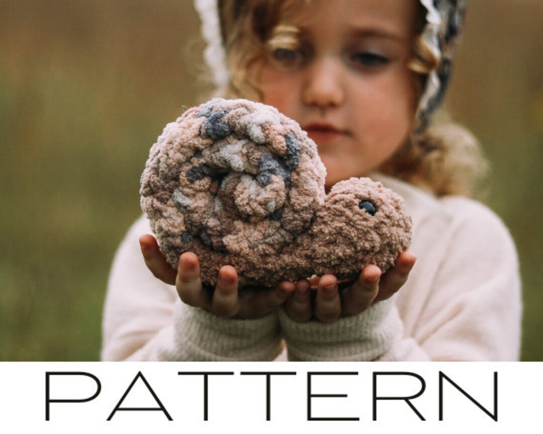 Crochet Snail Pattern Snail Mail the Snail Chunky Amigurumi - Etsy