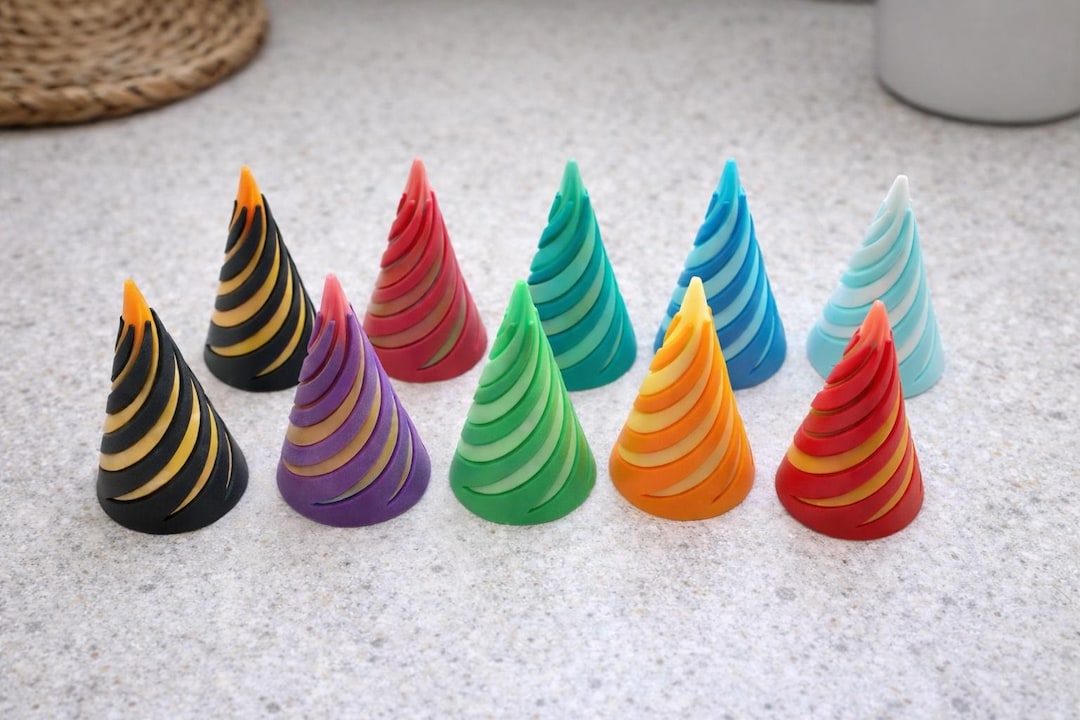 3D Printed Impossible Passthrough Cone Fidget | Sensory ADHD Toys ...