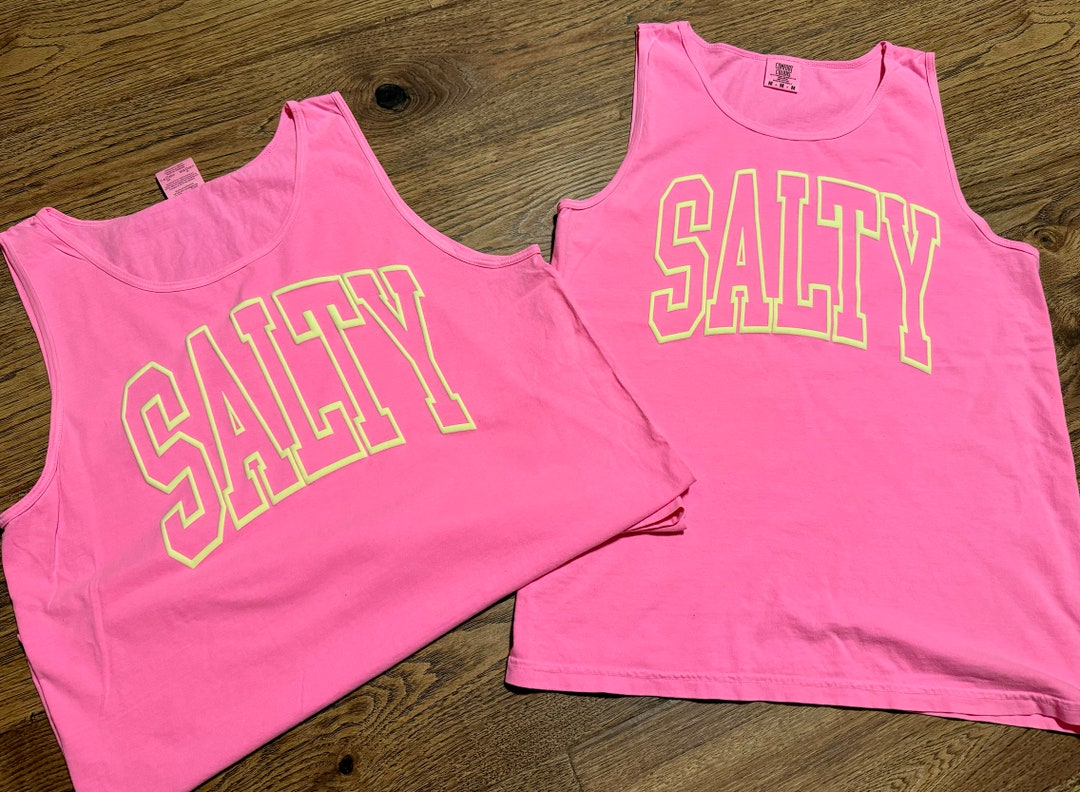 SALTY Puff Tank - Comfort Colors - Etsy