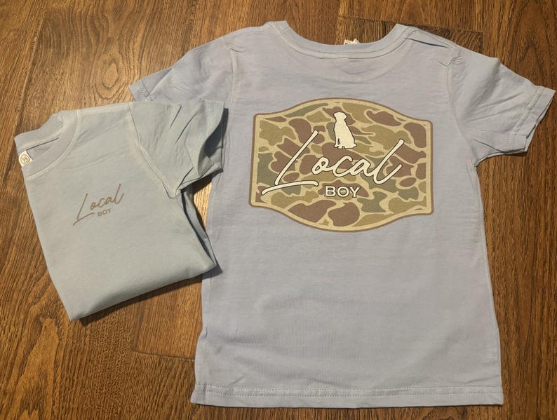 Local Boy Camo Tee - Etsy