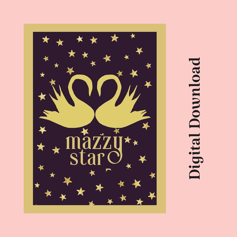 Mazzy Star Poster, Mazzy Star Art, Among My Swan Album Art, Shoegaze ...