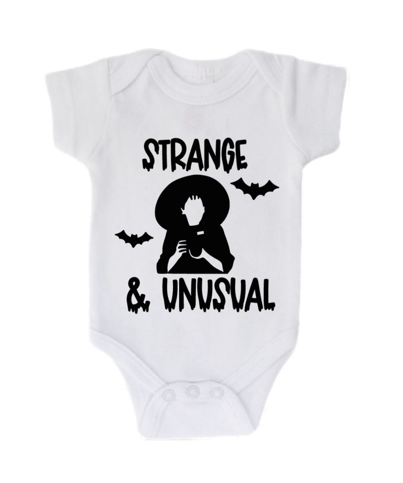 Lydia Deetz Strange & Unusual - Beetlejuice Baby Vest - Etsy