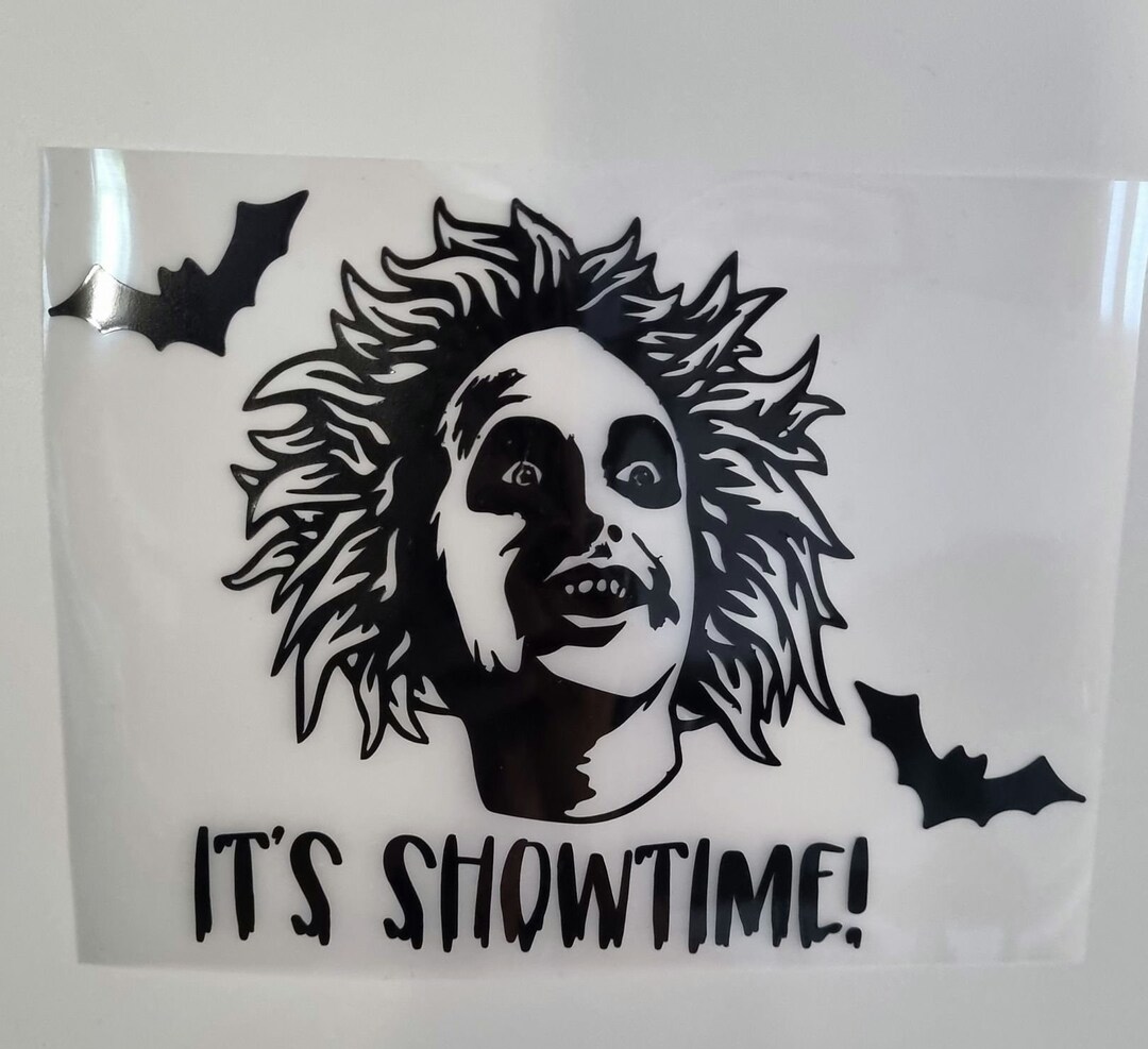Beetlejuice 'it's Showtime' Vinyl Decal. - Etsy Australia
