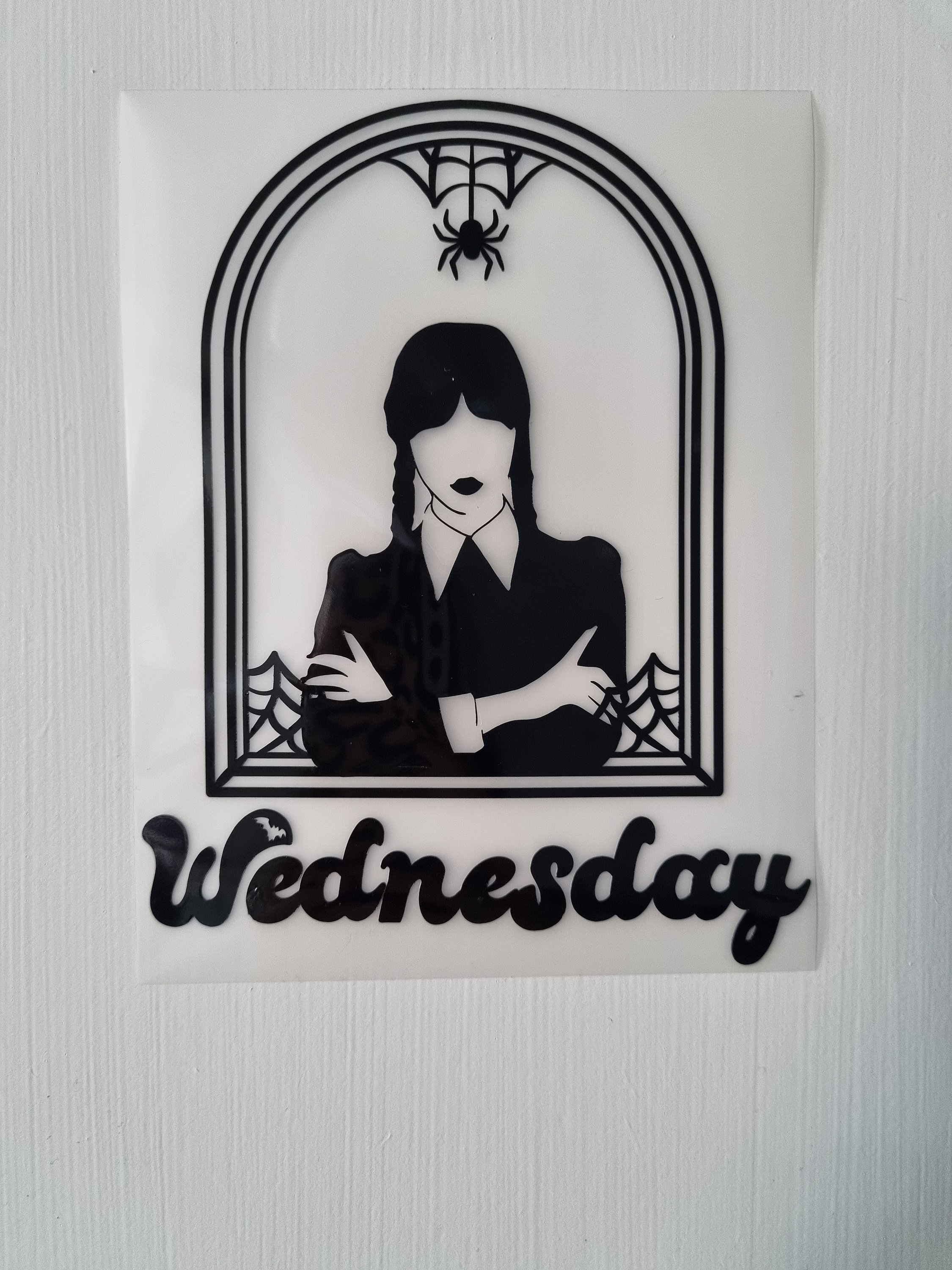 Wednesday Addams Vinyl Decal - Etsy