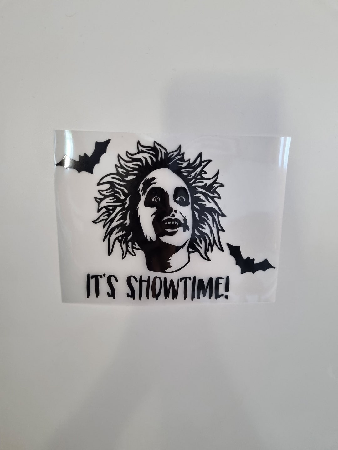Beetlejuice 'it's Showtime' Vinyl Decal. - Etsy UK