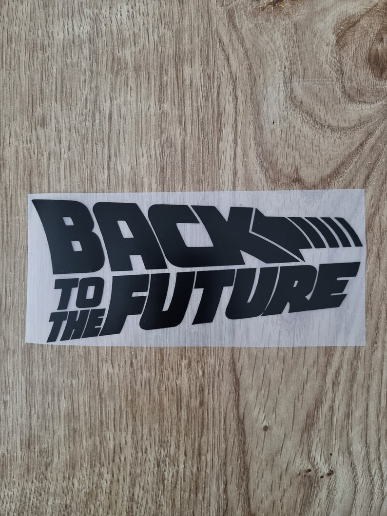 Back to the Future Logo Vinyl Decal - Etsy Australia