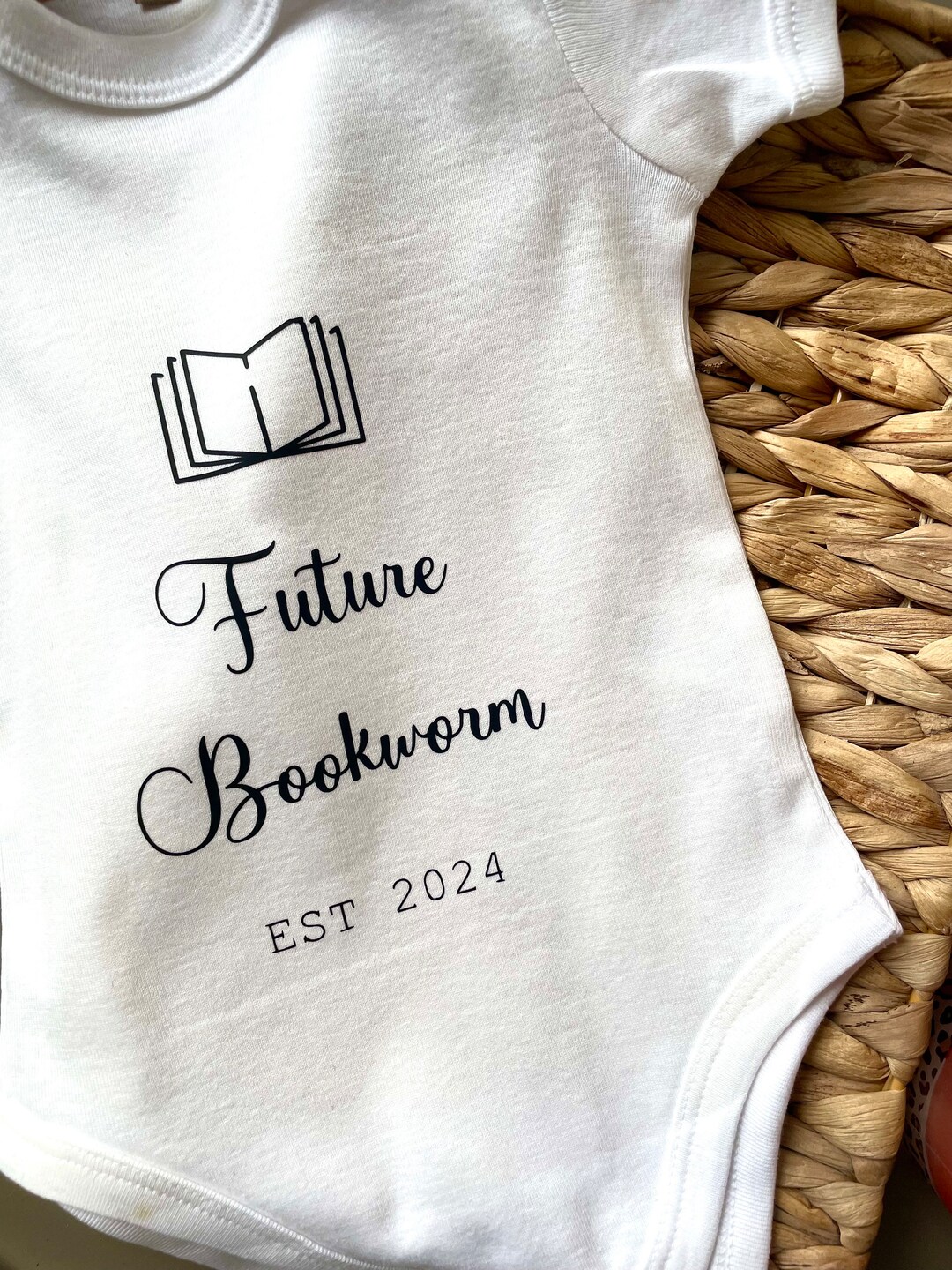 Birth Gift “future Bookworm Est 2026” Baby Bodysuit for Bookworms - Etsy