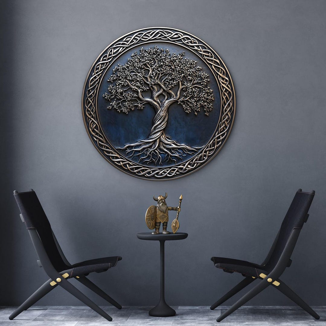 Falias - Circular Tree of Life Wall Art - Etsy