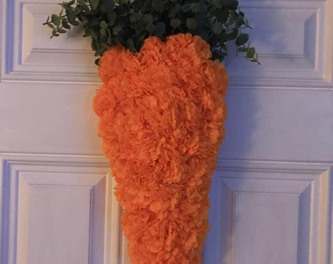 Easter Carrot Wreath, Spring Wreath - Etsy