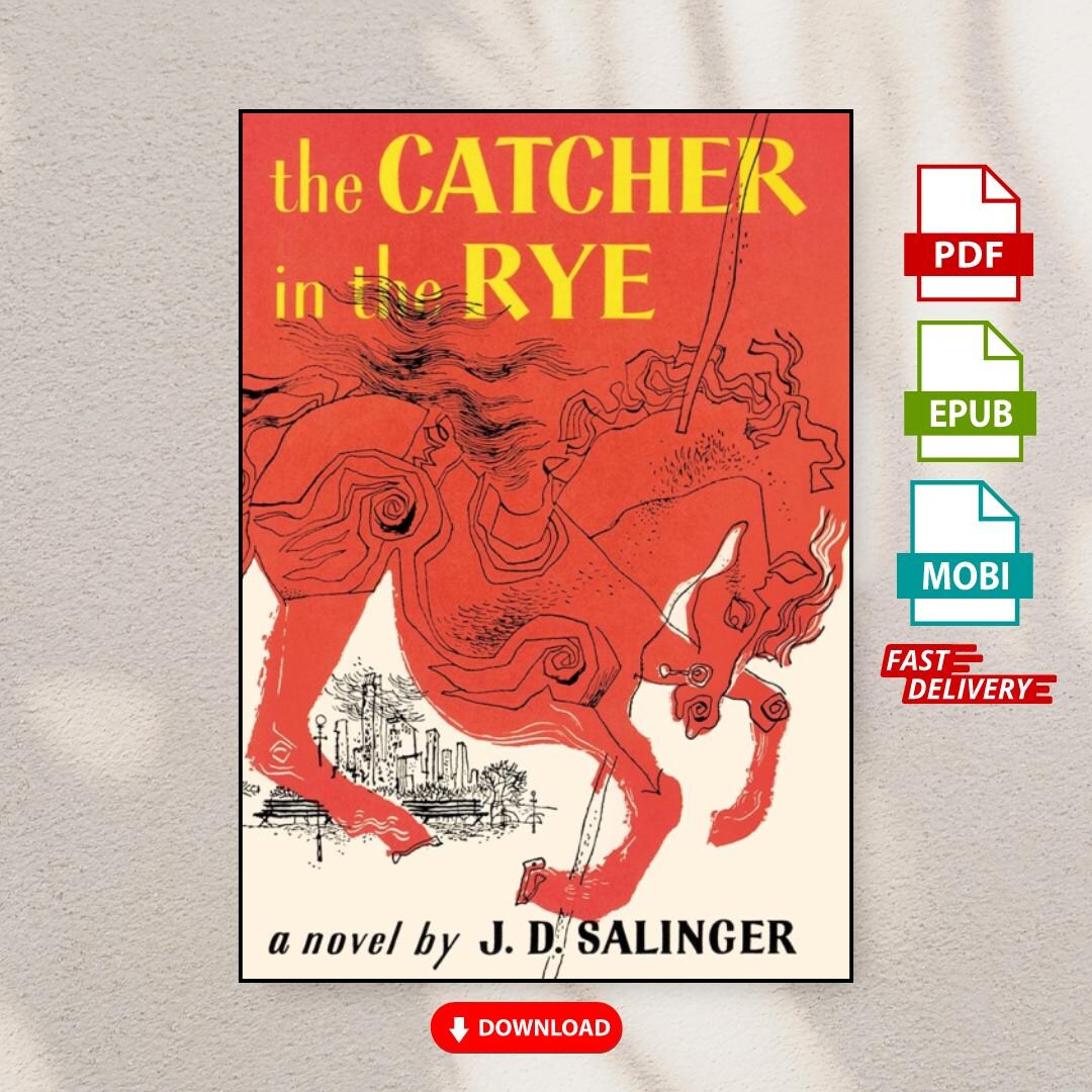 The Catcher in the Rye a Novel by J. D. Salinger (pdf) - Etsy