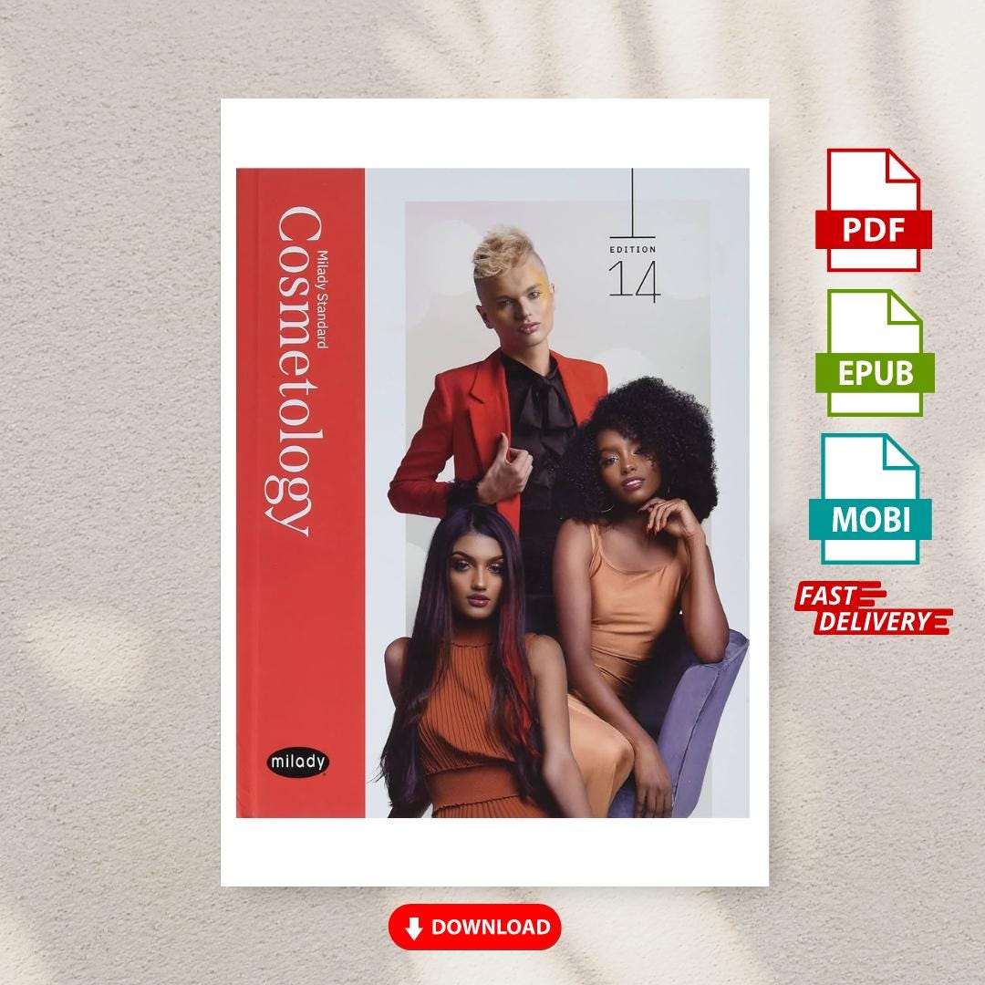 Milady Book Standard Cosmetology 14th Edition, High Quality Image - Etsy