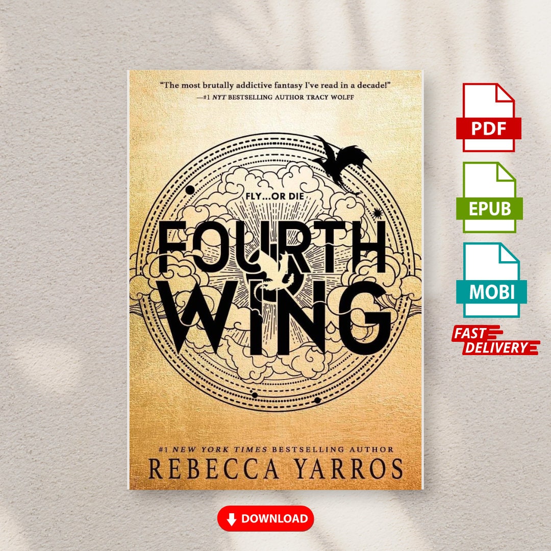 Fourth Wing Book : Fly or Die by Rebecca Yarros. - Etsy