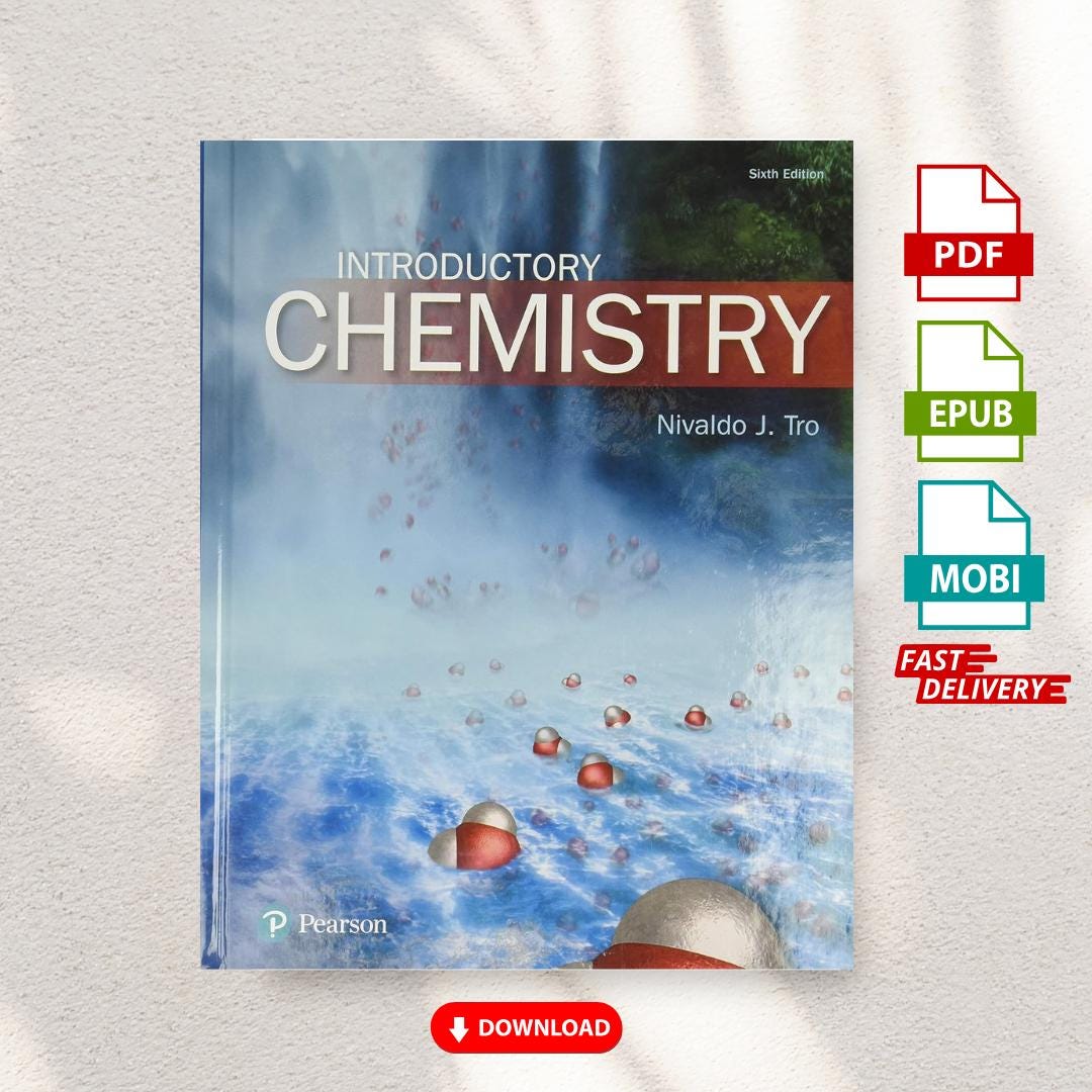Introductory Chemistry masteringchemistry 6th Edition by Nivaldo Tro - Etsy