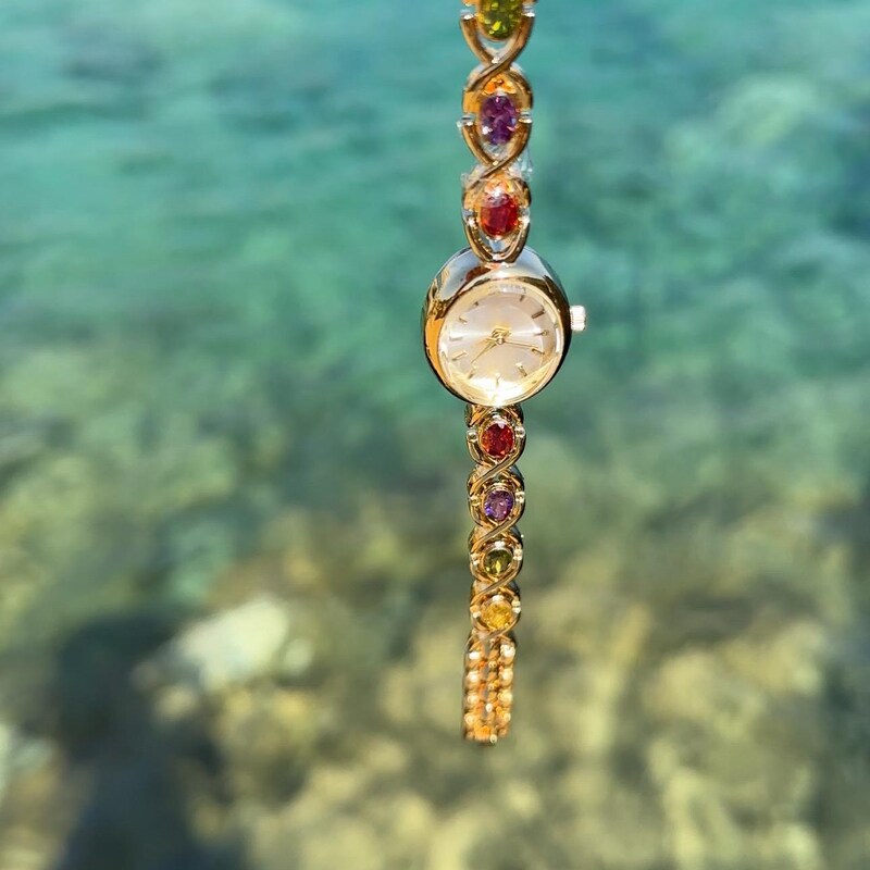 Gemstone Watch - Etsy