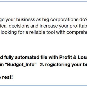 Your Personal Financial Controller File. Professional and Fully ...