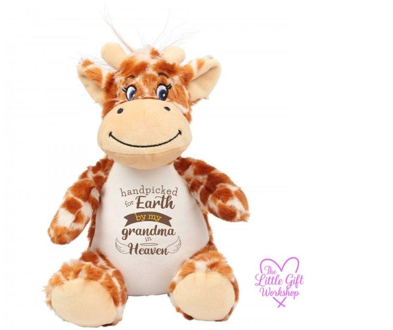 Personalised Memorial Teddy | Handpicked for Earth by My... in Heaven ...