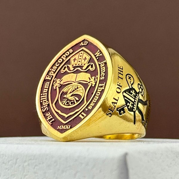 Mens Ring Bishop Ring - Etsy
