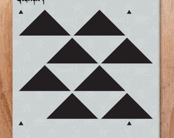 Triangle stencil | Etsy