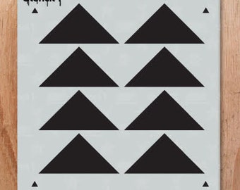 Triangle stencil | Etsy